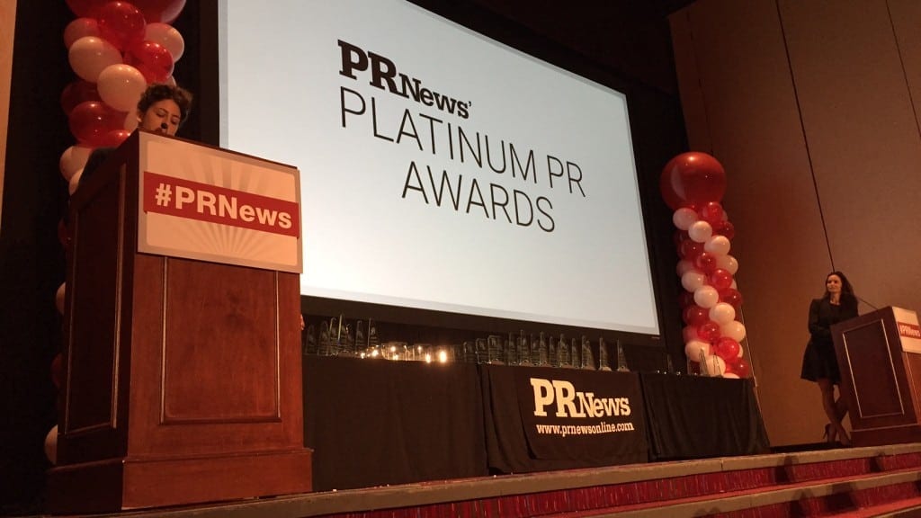 PR News Announces 2016 Platinum PR Award Winners