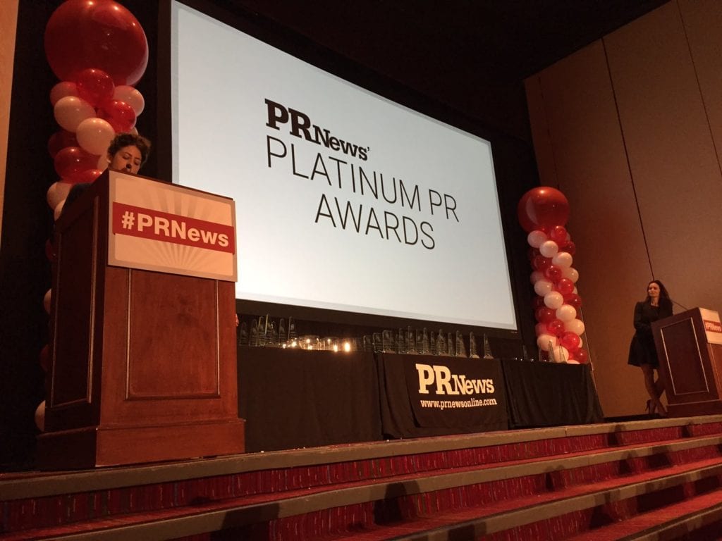 PR News Announces 2016 Platinum PR Award Winners