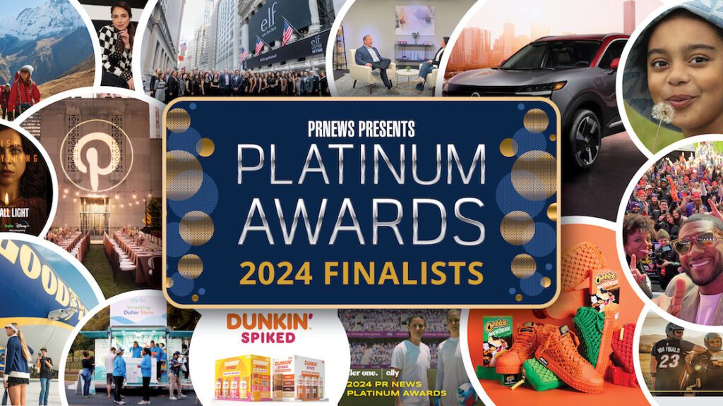 PRNEWS Unveils Finalists of the 2024 Platinum Awards - PRNEWS
