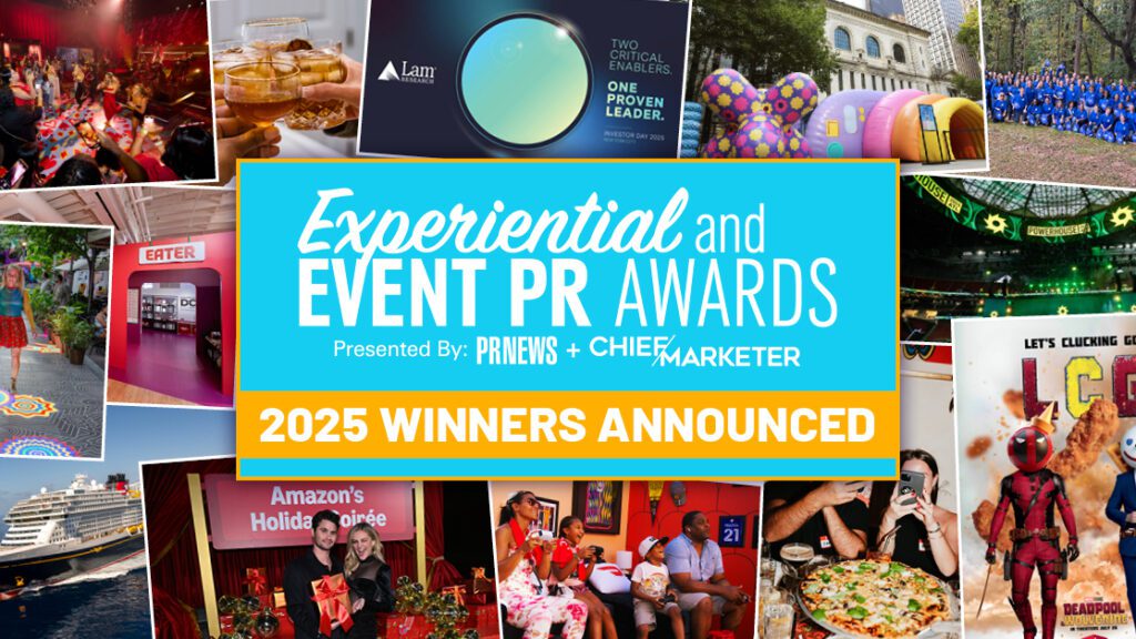 PRNEWS Announces Winners of the 2025 Experiential & Event PR Awards ...