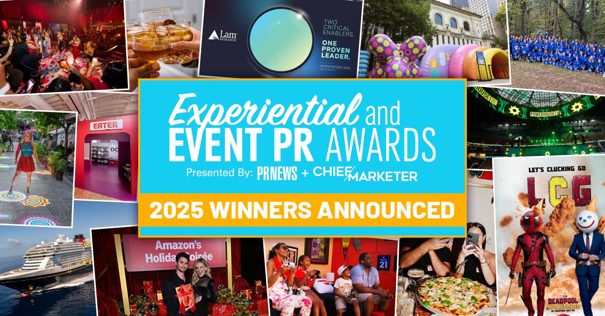 PRNEWS Announces Winners of the 2025 Experiential & Event PR Awards ...